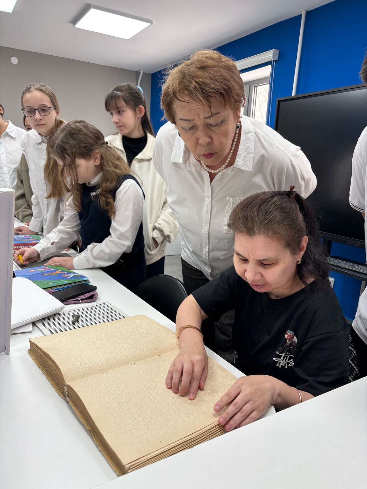 Astana City Libraries: Specialized library for blind and visually ...